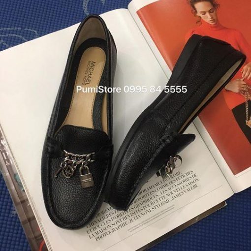 Giày Michael Kors Loafer Suki Black - Pumi Store